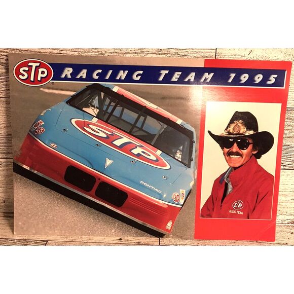 Art | Stp Racing Team 1995 Nascar Postcard Vintage Ephemera Memorabilia ...